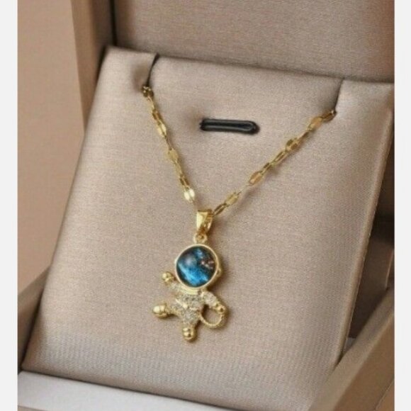 Accessories | Stainless Steel Astronaut Pendant Necklacechain Astronaut ...